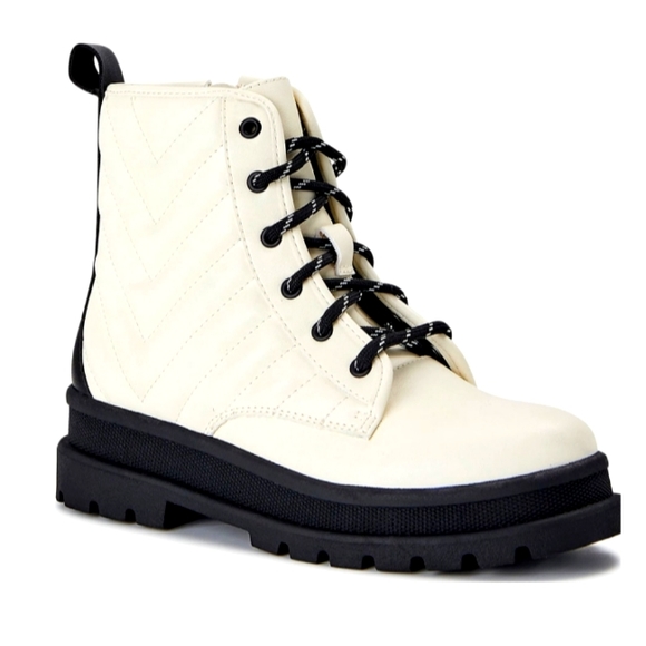 wonder nation | Shoes | Wonder Nation Big Girl Quilted Combat Boots ...
